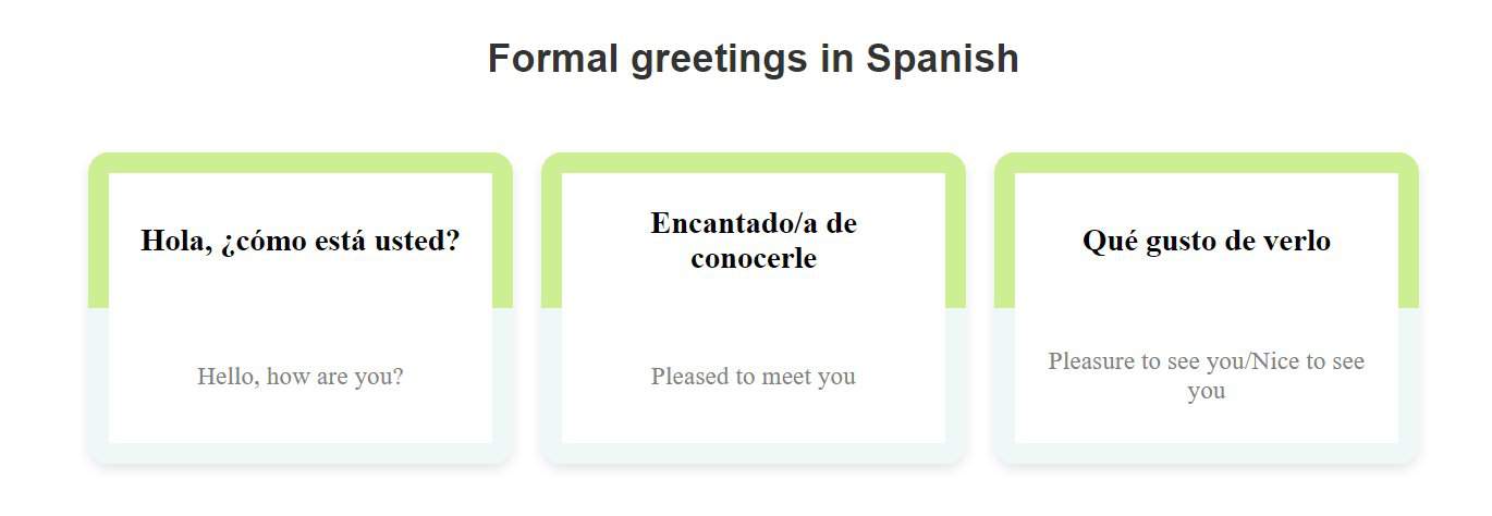 20+ Greetings In Spanish You Have To Know In 2025