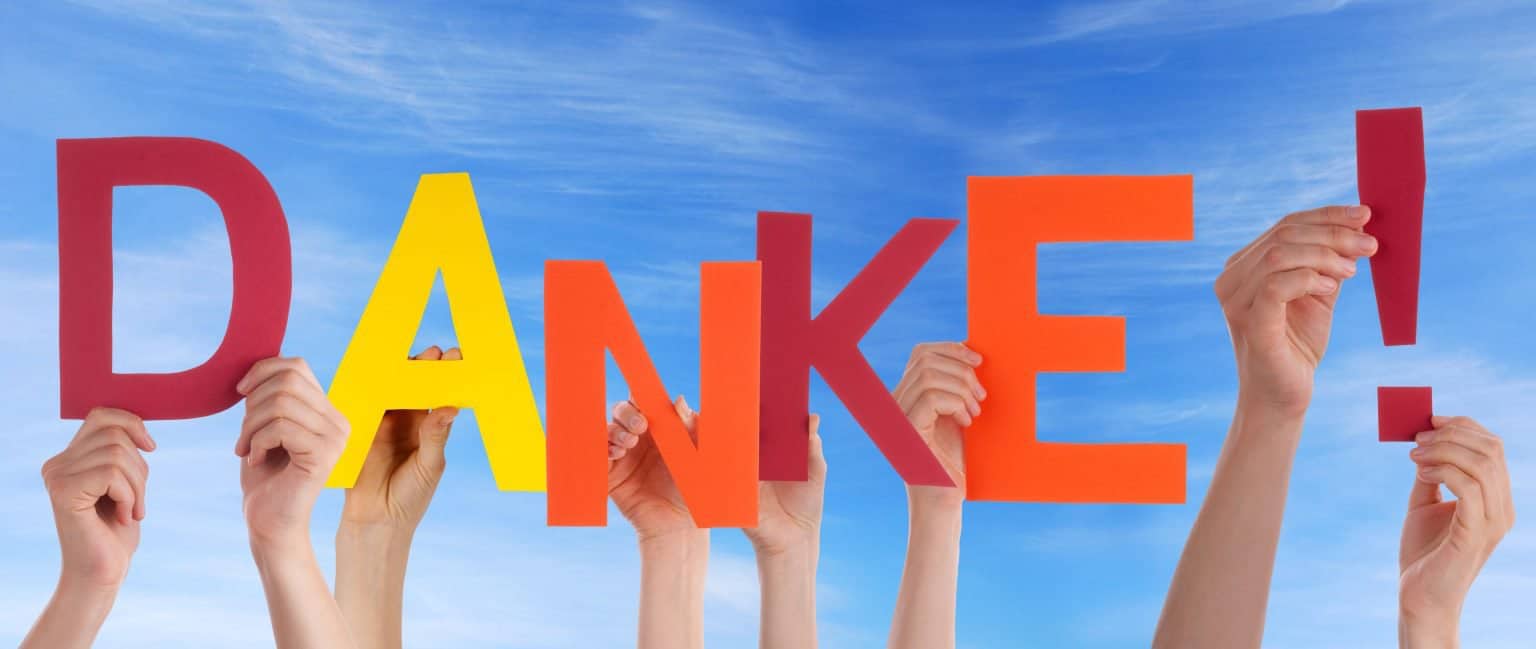 Thank You In German: 15 Ways To Say Danke + Bonus Audio