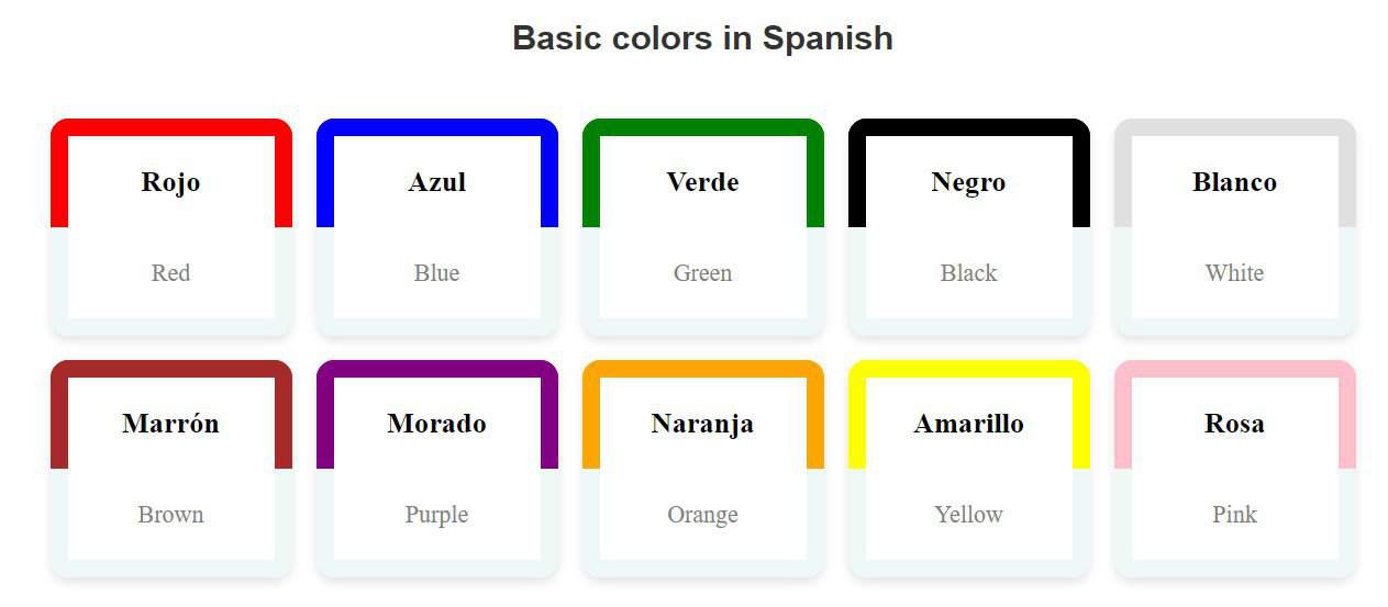 10 Basic Colors In Spanish With Cultural Insights