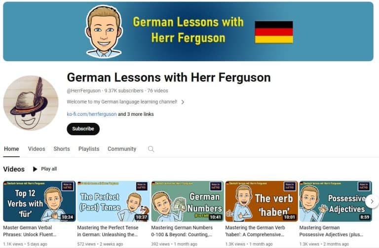 10 Best YouTube Channels To Learn German: A1 To Native Level