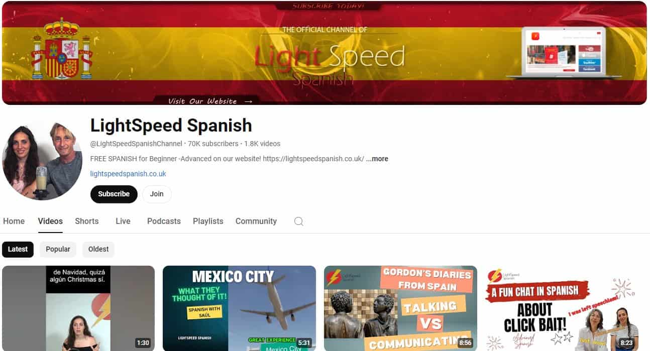 10 Best Spanish YouTube Channels To Learn Spanish: All Level
